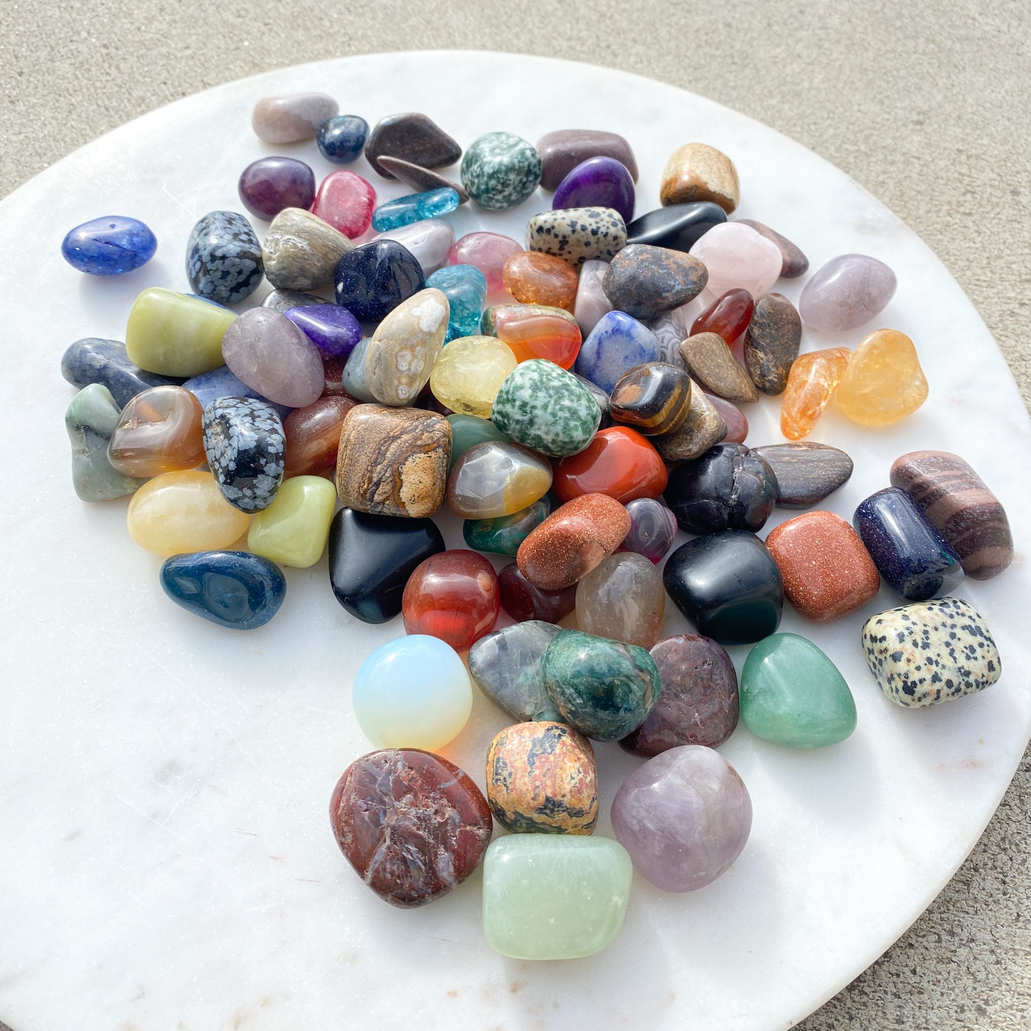 Mixed Tumbled Stones — Aus Crystals