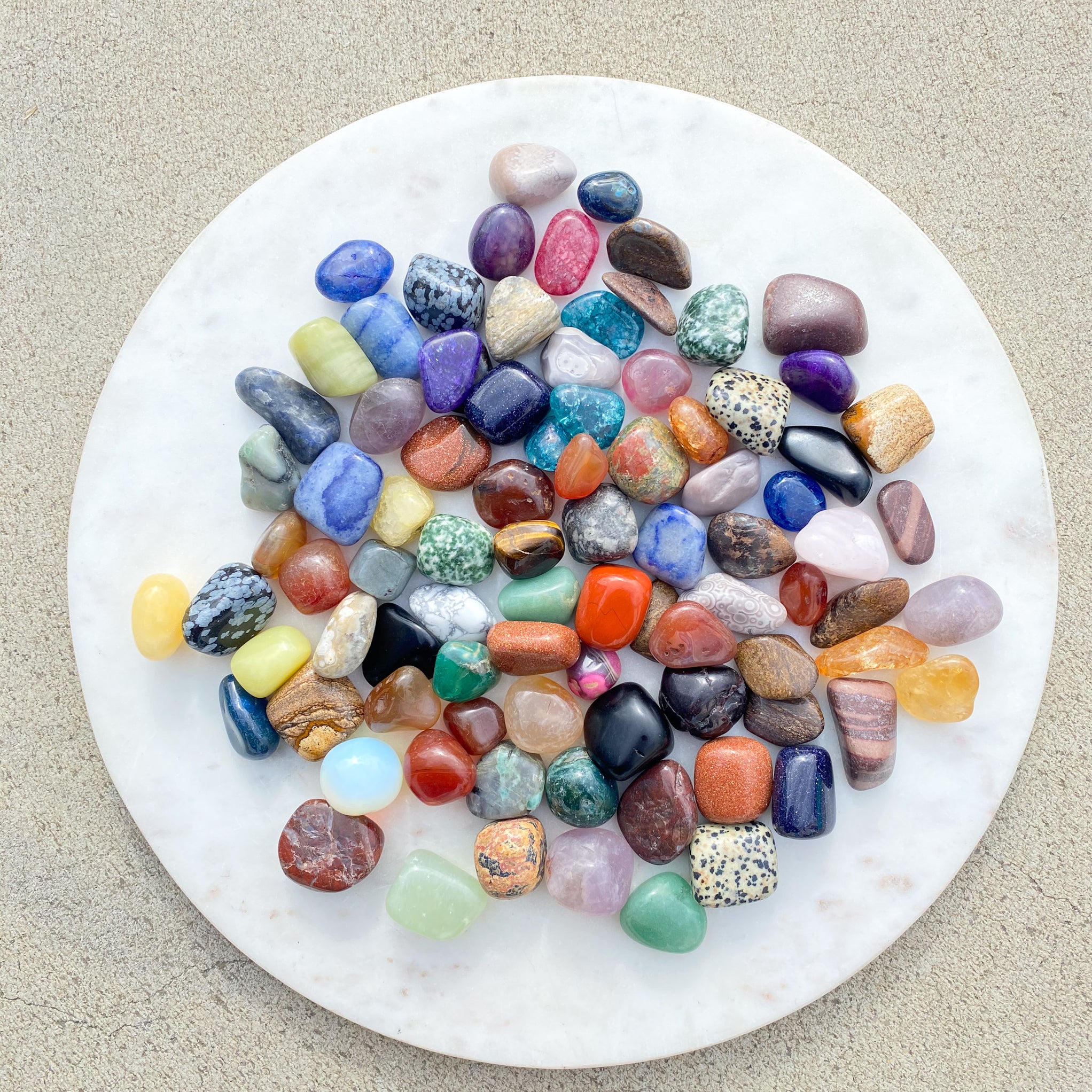 Mixed Tumbled Stones — Aus Crystals