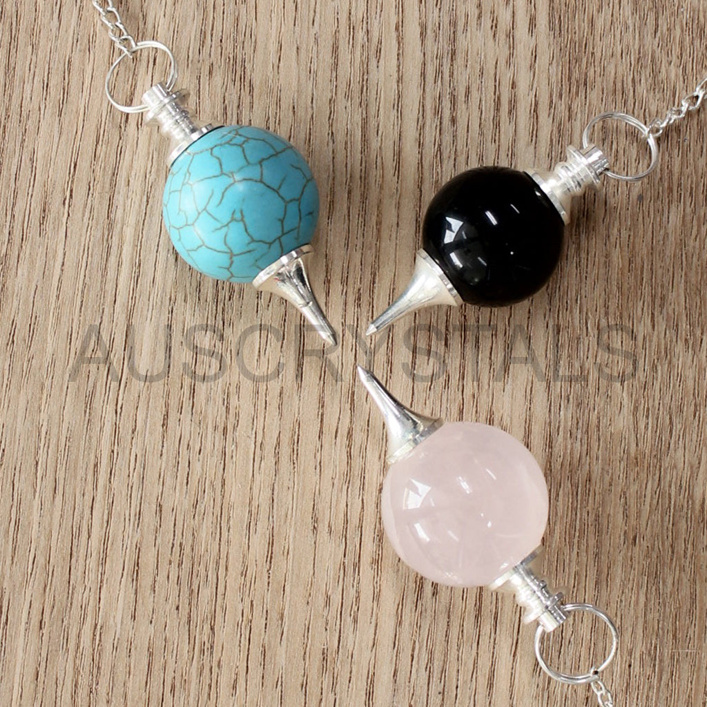 Ball Pendulum 3pc Pack PE03 — Aus Crystals