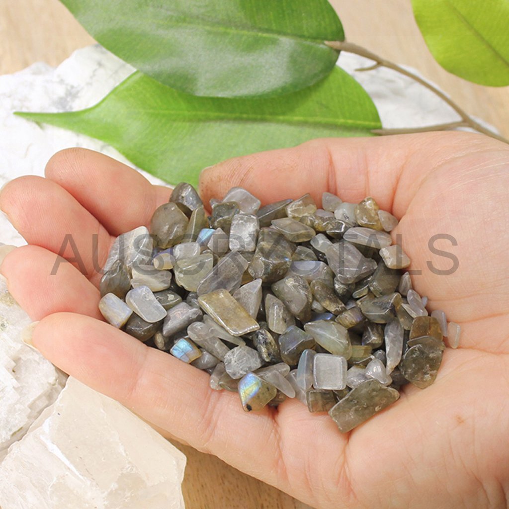 Labradorite Chips 250gm — Aus Crystals