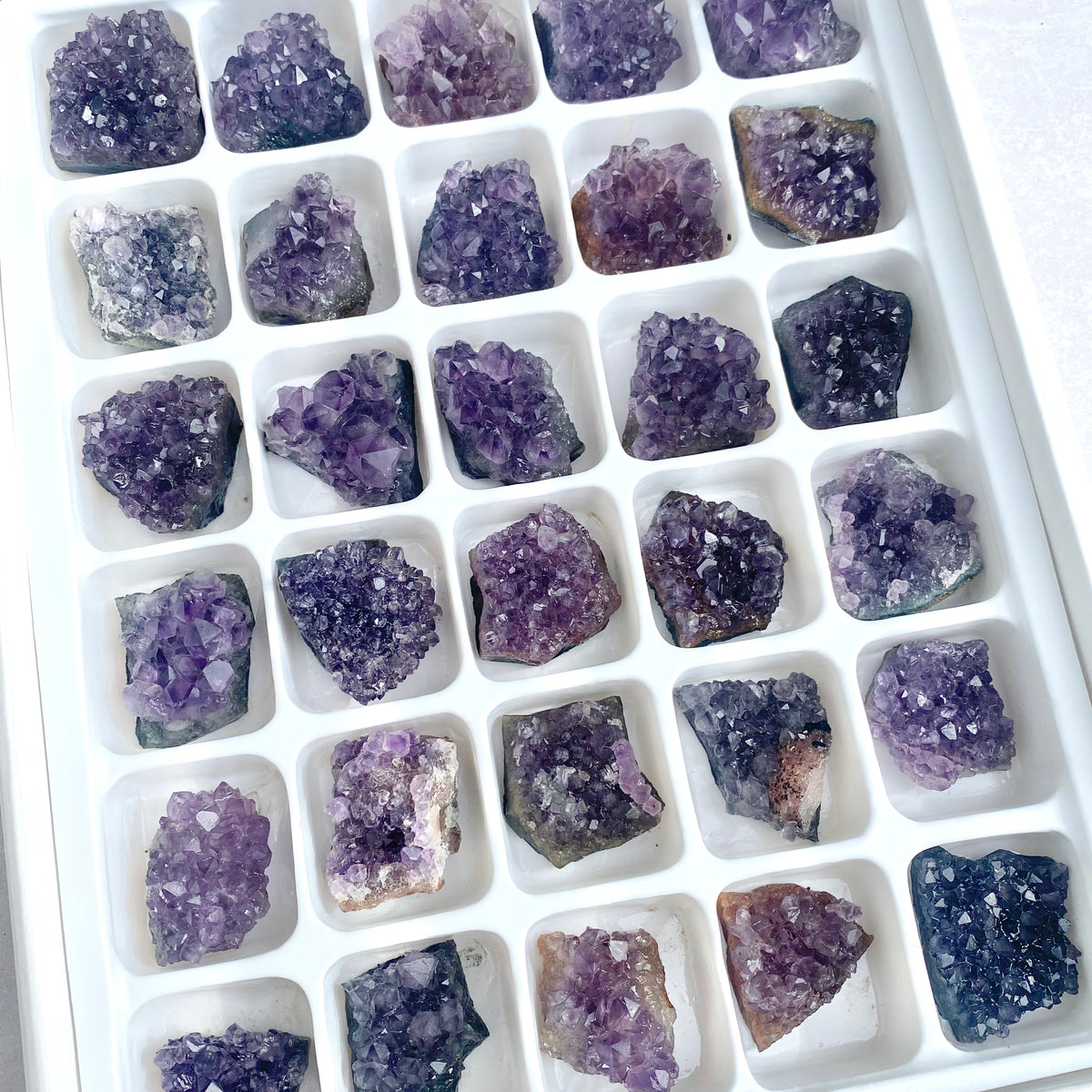 Amethyst Box - A Grade Small Clusters — Aus Crystals